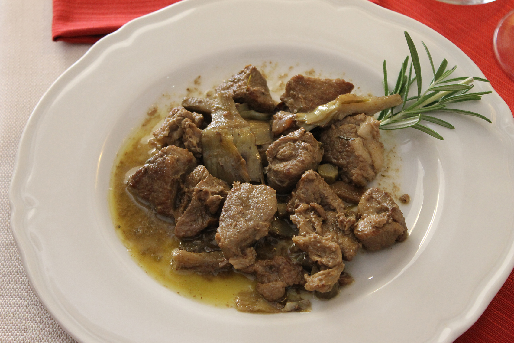 Roast lamb Sardinian style — Il Globo