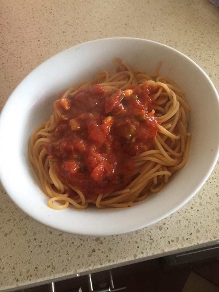 Baccalà in umido con spaghetti — Il Globo