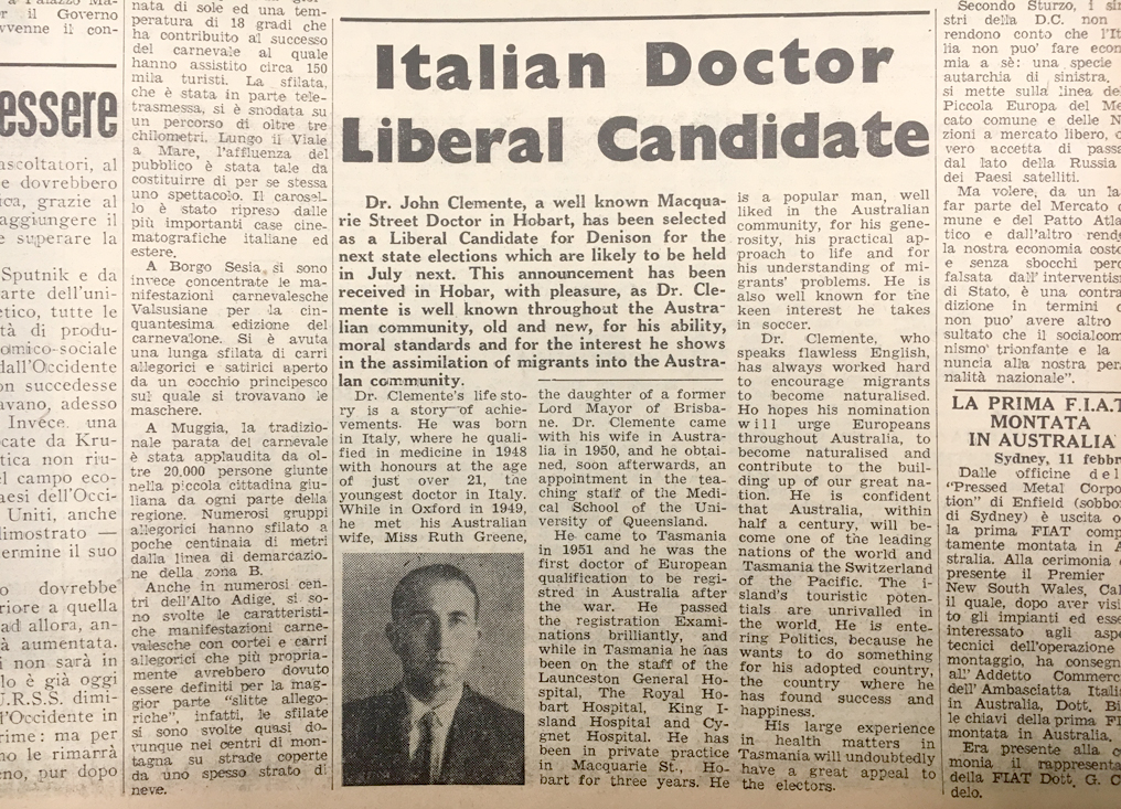 Italian doctor becomes liberal candidate — Il Globo