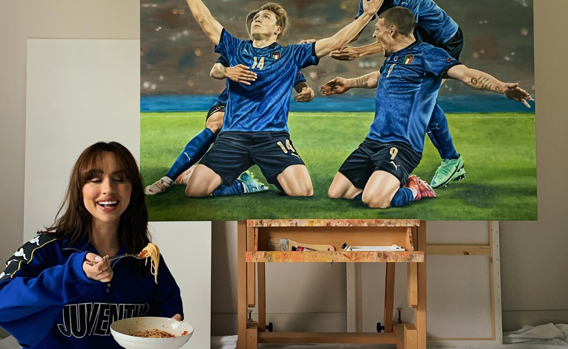 Quando il calcio si esprime sulla tela — Il Globo