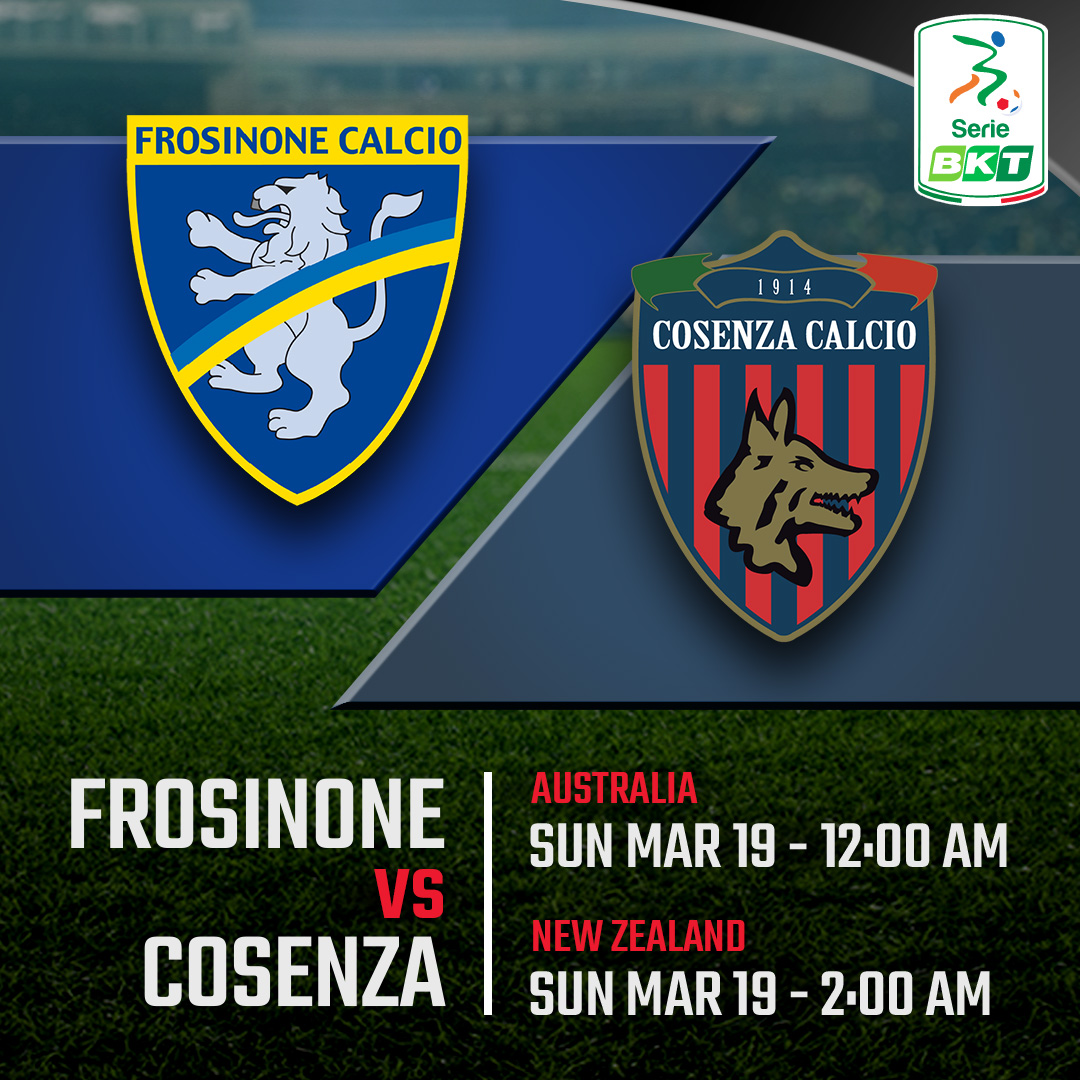 Cosenza nail shock win over Frosinone — Il Globo