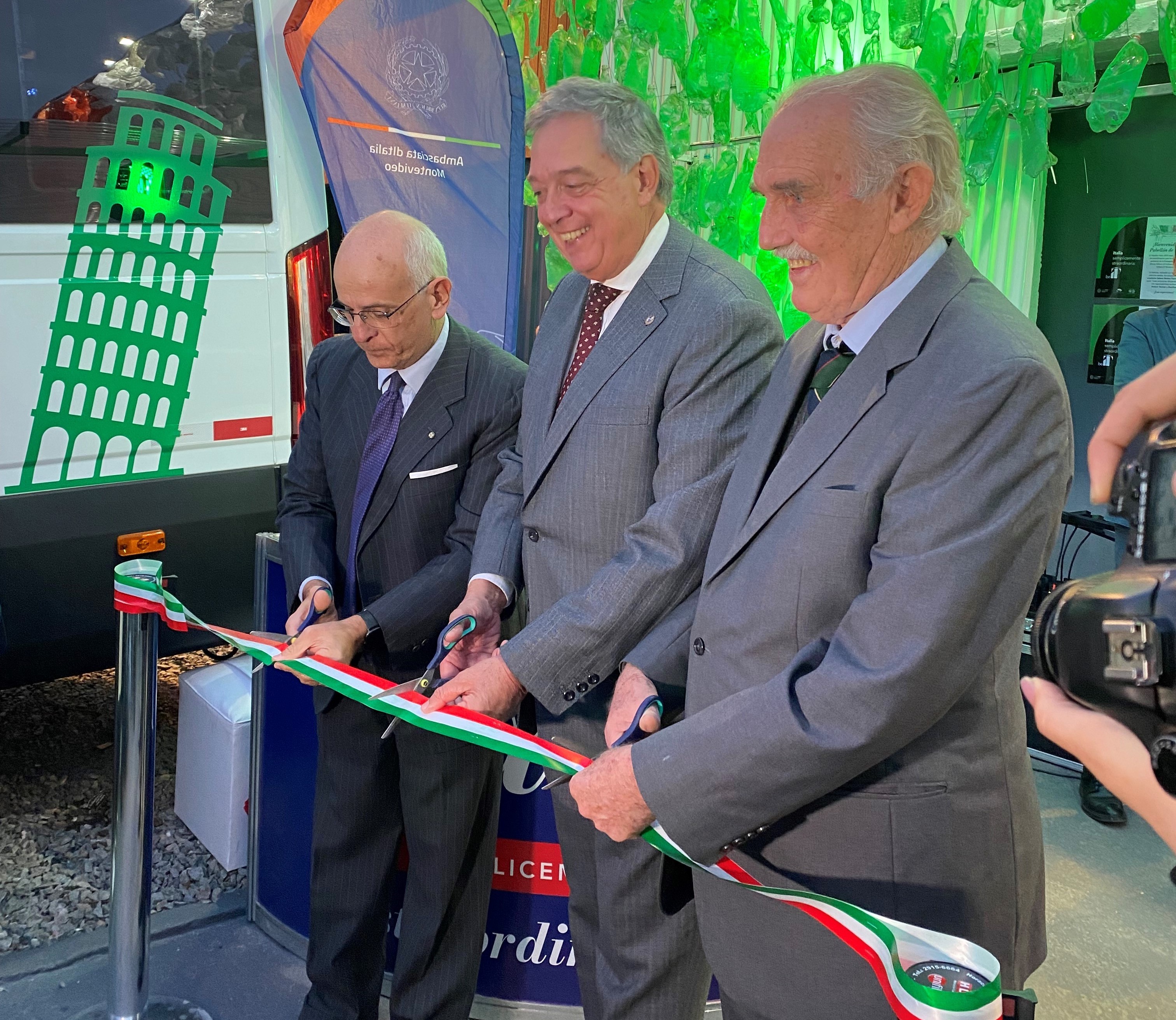 L’inaugurazione del padiglione italiano all’Expo Prado — Il Globo